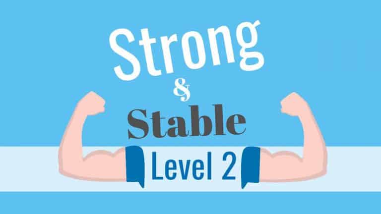 Strong and Stable Level 2 | Eldergym® Academy